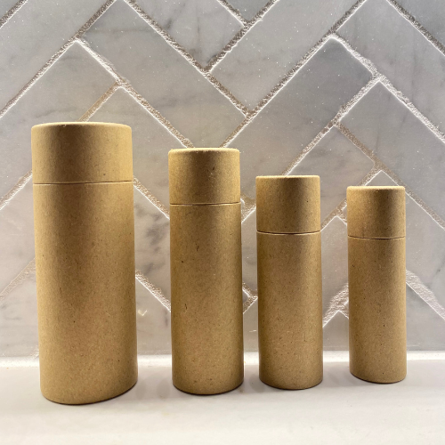 Kraft Paper Cosmetic Push Up Tubes | Soaps of Eden